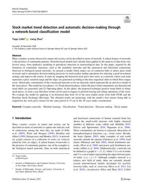 Stock Market Trend Detection And Automatic Decision Making Through A