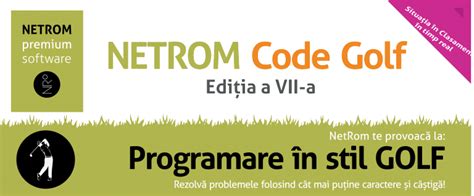 Netrom Code Golf 2019 E Avizier Departamentul De Informatică