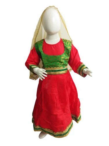 Kathak Indian Classical Dance Costume For Girls And Females Without