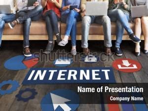 Internet Communication PowerPoint Templates And Background DigitalOfficePro