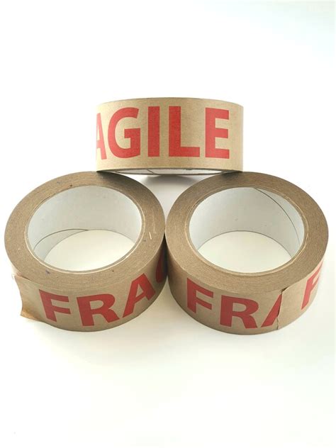 Paper Fragile Tape Eco Friendly Alternative Plastic Free Etsy