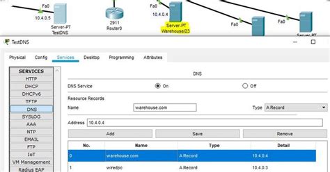 how to configure one dns server for all of the network multiple vlans