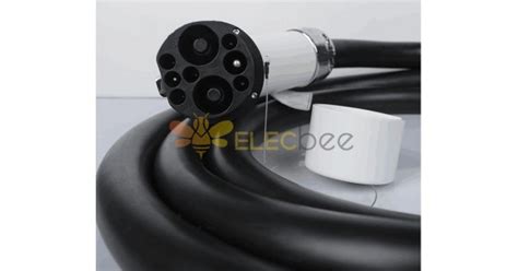 200a Gbt Standards Dc Charging Plug 750v Connector Single Phase Ev Charger With 5m Cable