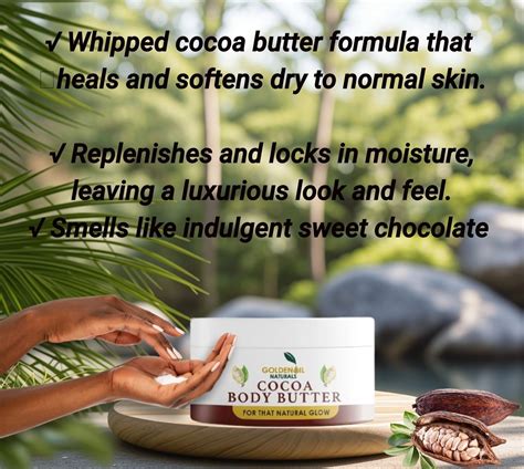 Cocoa Body Butter 230g Golden Oil Naturals