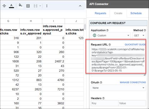 Import Scaleo API Data to Google Sheets [2024] | API Connector