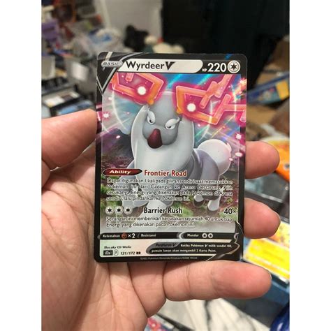 Jual Kartu Pokemon TCG Wyrdeer V RR S A VStar Semesta Original Indonesia Arceus Palkia Dialga
