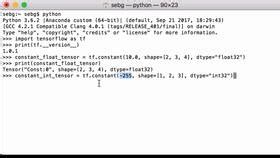 Tf Constant Create Tensorflow Constant Tensor