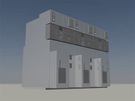 Medium Voltage Ring Main Unit Free 3d Model Cgtrader