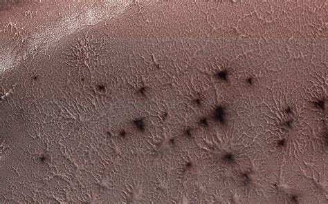 Nasas Mars Reconnaissance Orbiter Views Spiders From Mars