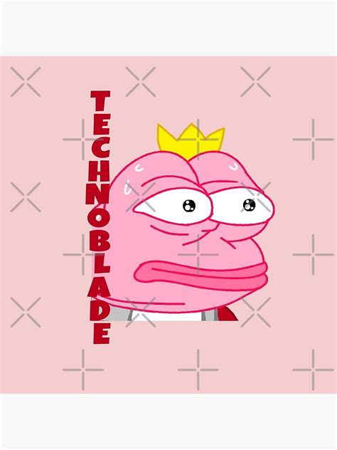 Technoblade Meme Poster For Sale By Ninuci Redbubble