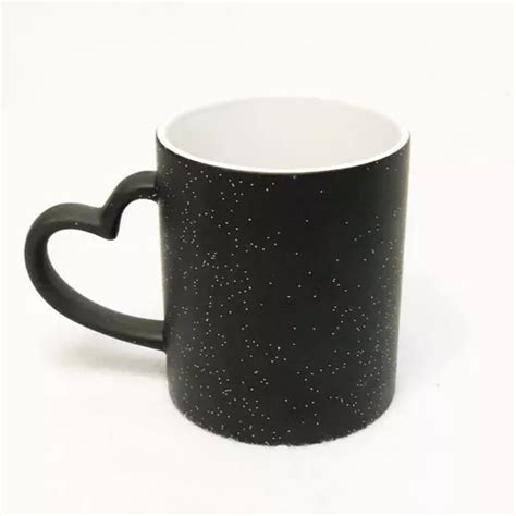 Taza Ceramica Magica Glitter Para Sublimar Con Asa Corazon en venta en Vicente López Bs As G B