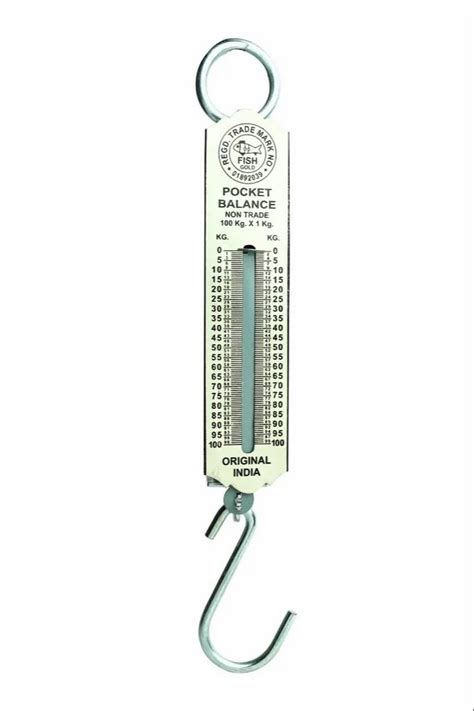 Mild Steel Double Spring Weight Scale White Weighing Capacity 100