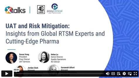 Uat And Risk Mitigation Webinar Poxy Clinical