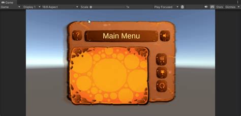 build a main menu in unity joseph hibbs medium