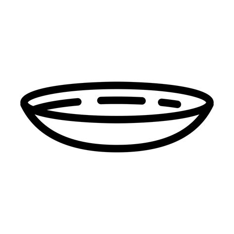 Watch Glass Chemical Glassware Lab Line Icon Vector Illustration