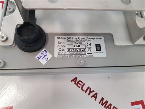 Kongsberg Radius 500 Low Power Transponder Aeliya Marine Tech