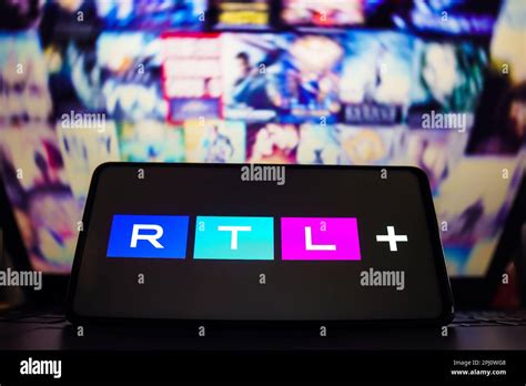 In This Photo Illustration The Rtl Logo Is Displayed On A Smartphone
