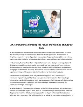 Ruby Rails Web Development Pdf