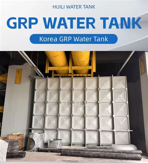 Wras Frp Grp Smc 유리 섬유 조립 물 탱크 절연 식품 학년 양식을위한 어류 물 저장 탱크