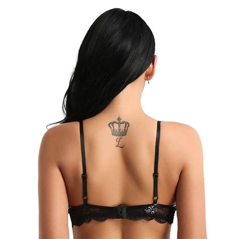 Sexy Womens Cupless Leather Open Breast Bra Wire Free Harness Crop Tops