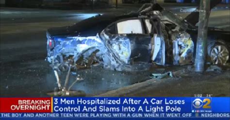 3 Hospitalized After Car Loses Control Slams Into Pole In Wrightwood
