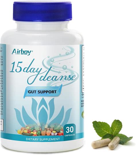 Amazon.com: TAOTERS 15 Day Cleanse Gut Support 1 Pack | Colon Broom, Detox Supplement with Senna ...