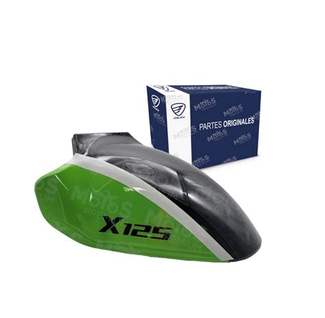 Salpicadera Delantera Negro Verde X125 Motos Premium