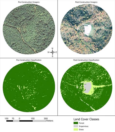 Supervised Classification Of Pre And Post Development Conditions In A
