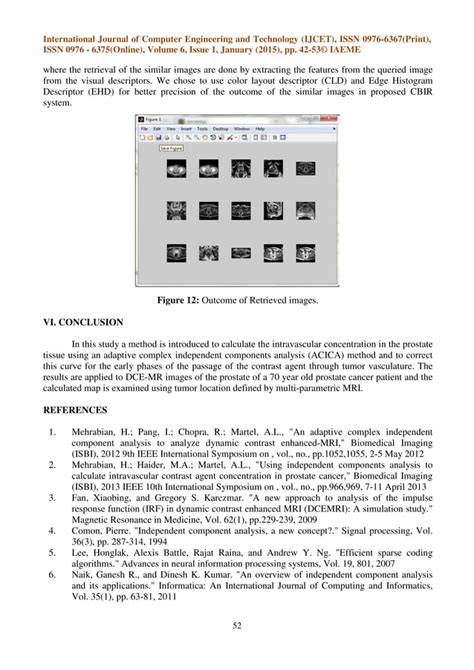 Analysis Of Contrast Concentration For Radiological Images Using Cbir
