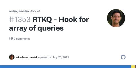 rtkq hook for array of queries · issue 1353 · reduxjs redux toolkit