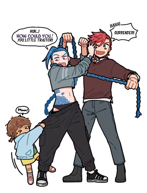 Bowwow Hamju94 Isha Arcane Jinx League Of Legends Vi League Of Legends Arcane