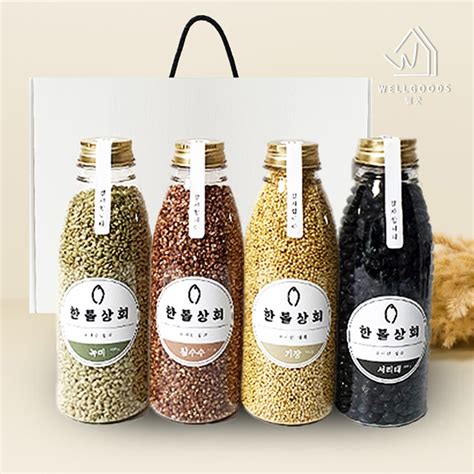 국산 잡곡 4종 선물세트 6호서리태녹미찰수수기장 홈플러스 택배배송