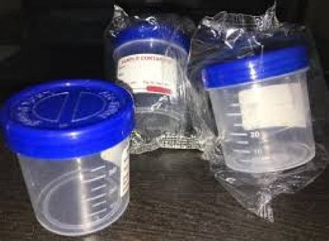Polypropylene Plastic 30 Ml Non Strile Urine Sample Container Model Name Number Asc 30nst