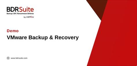 Vmware Databackup Datarecovery Bdrsuite Backupandrecovery… Vembu Technologies