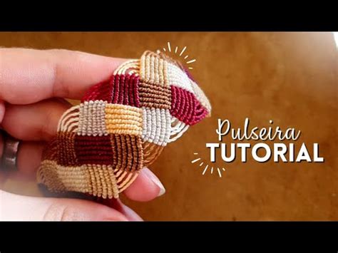 COMO FAZER UMA PULSEIRA CORES EM MACRAMÊ Dede Tutoriais 473