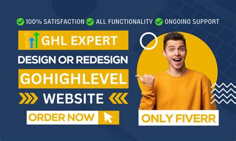 Design And Build A Stunning Gohighlevel Website With Html Css By