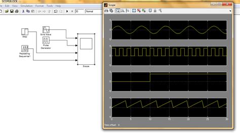 SIMULACION CON SIMULINK MATLAB BLOQUE SCOPE