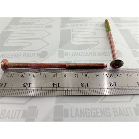 Jual Baut JCBC M6x100 Kuning Baut Dipan Ligna Furniture