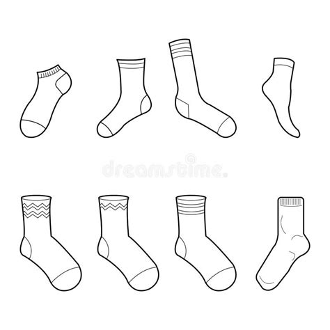 Le Clipart De Chaussette Cognent Le Symbole De Dessin Dicône De