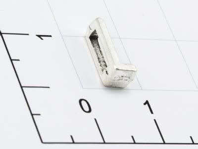 Буквы для браслетов: Буквы для наборных браслетов «L» 10 мм никель за ...
