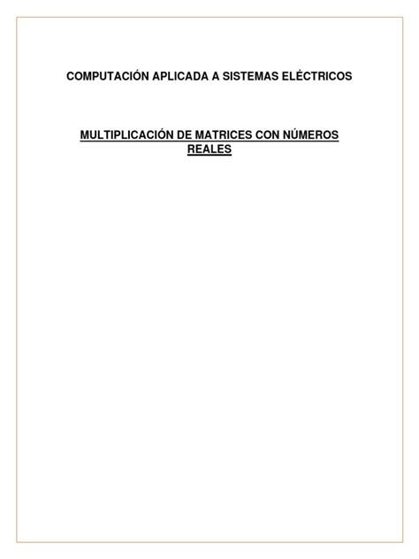 Tarea 4 Multipicacion De Matrices Pdf Matriz Matemáticas