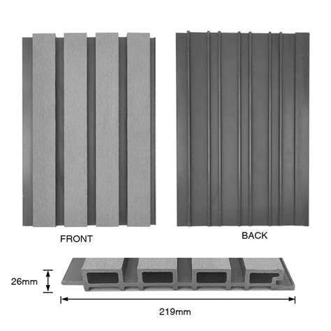 Tercel 21926 Mm Easy To Install Wpc Partition Wall Fluted Wpc Panel Wall Tercel Composite