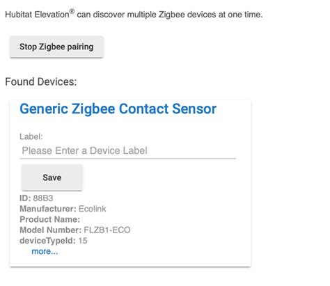 Ecolink Zigbee Flood Sensor 🛎️ Get Help Hubitat