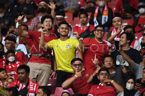 Suporter Timnas Indonesia Antara Foto