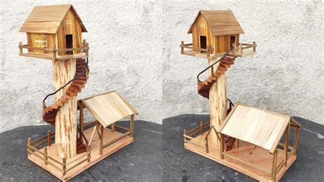 Miniature Tree House How To Make Miniature Tree House Wooden House