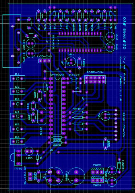 Digital Audio Control Circuit Nokia 3310 Lcd Atmel Atmega8 Tda7439
