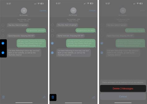 How To Delete Messages On IPhone IOS Updated