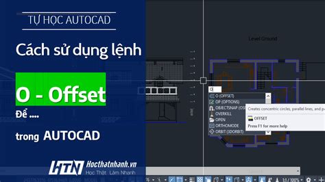 Cách sử dụng lệnh Offset trong CAD qua ví dụ cụ thể Học Thật Nhanh