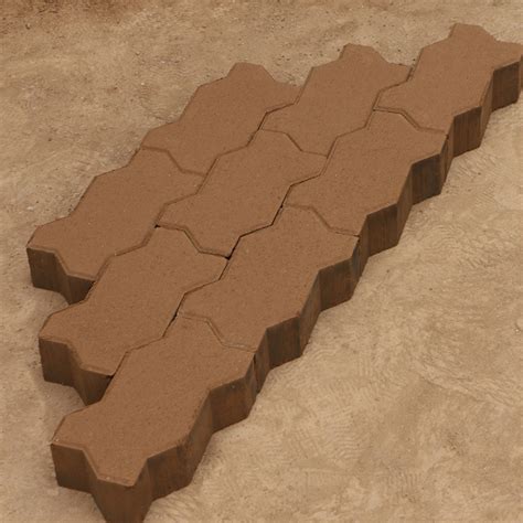 Customized Mould Manual Interlocking Cement Soil Compressing Block Machine Manual Soil Brick