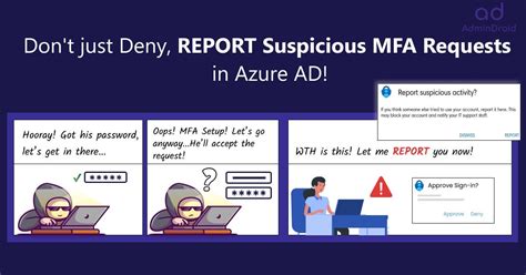 enable report suspicious activity in azure ad to stay alerted on